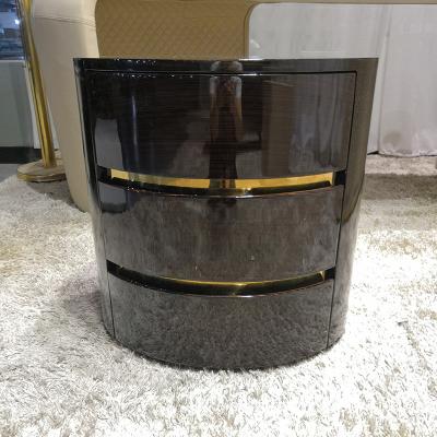 中国 ラッカー ベッドサイド・テーブル55x45x55cmの贅沢な現代家具 販売のため