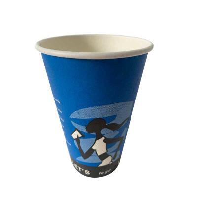 China Bequem 16 Oz Kalte Getränke Tasse Papier Personalisierte PE beschichtet Papier Tasse Portable zu verkaufen
