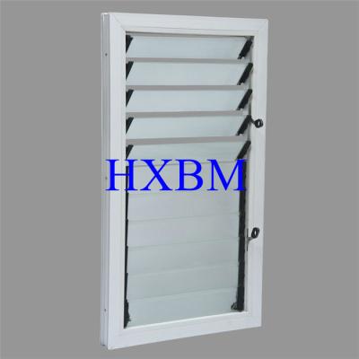 China Anodized 2.28pvb PVDF Aluminum Casement Windows 100mm Depth for sale