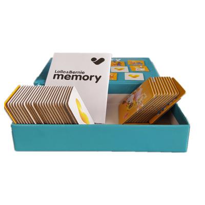 중국 카드놀이를 하는 하드보드 맞춘 프린팅, 70x120mm 인쇄할 수 있는 메모리 게임 카드 판매용