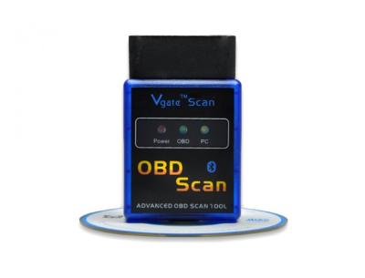 China Factory price! 2016 100% Vgate ELM 327 elm327 Bluetooth OBD Scan OBD-II Diagnostic Tool V2.1 Support Android and Symbian for sale