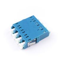 Quality Space-Saving FTTH Solutions Standard Flange Earless Square LC UPC Optic Fiber Adapter for sale