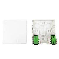 2 Cores Plastic Fiber Optic Faceplate Socket Panel Network for FTTH Indoor