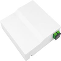 Quality 1 Core Plastic Fiber Optic Faceplate Socket Panel White Essential for FTTH Connection for sale