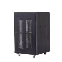 Quality 18U PDU Power Distribution Unit Rack Cabinet with RAL9005 Black Finish and Materials for sale