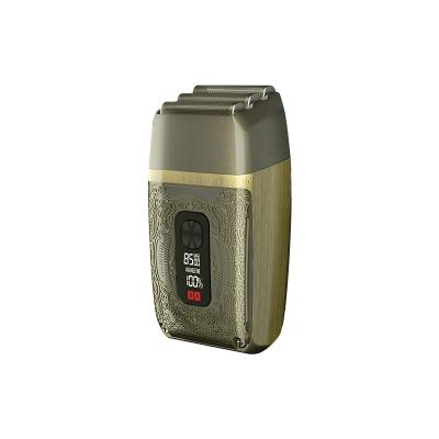 China USB Powered Electric Shaver with Retro Design 1200mAh Battery and 1-3h Fast Charging for Men for sale