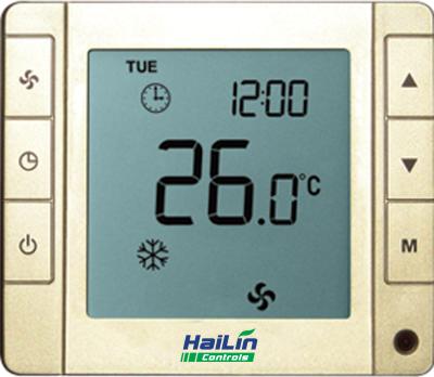 China Termostato manual ajustável do costume IP30 para a casa, controlador da bobina do fã à venda