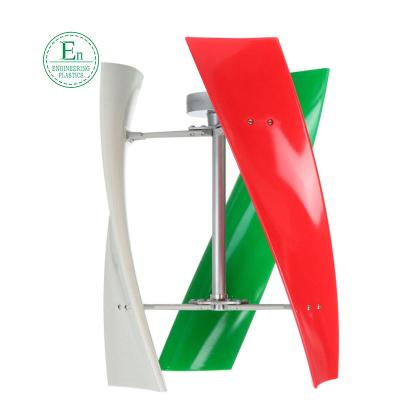China 3000W 5000W windturbinegeneratoren 3 bladen gebogen ontwerp Te koop