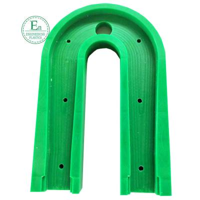 Cina Green General Engineering Plastics UHMW PE Binario di guida resistente alla corrosione in vendita