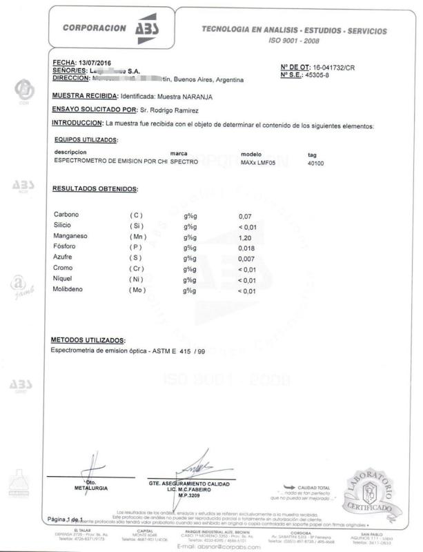 ISO9001 - Guangdong ORBIT Metal Products Co., Ltd