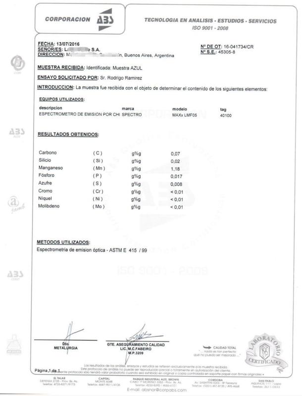 ISO9001 - Guangdong ORBIT Metal Products Co., Ltd