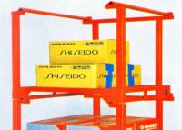 中国 粉のコートのペンキの終わりを用いる棚を積み重ねる Foldable Shippable の取り外し可能な貯蔵の鋼鉄 販売のため