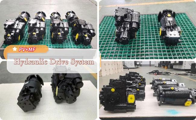 Forage harvesters hydraulic pumps