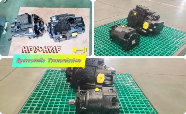 Rice harvester hydraulic oil pump motor