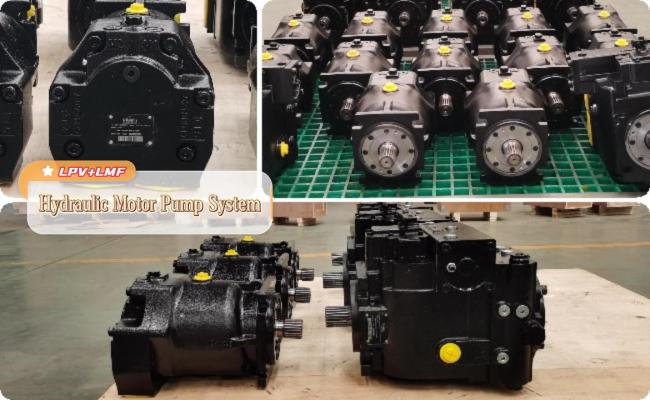 forage harvester hydraulic motor pump system