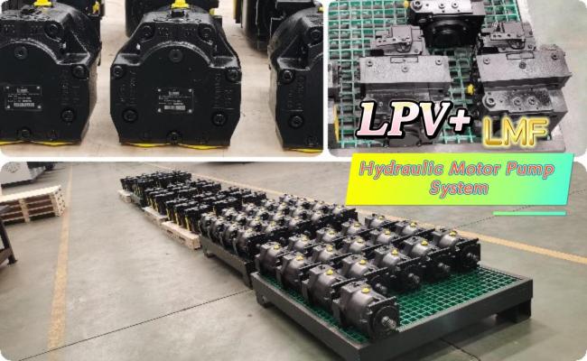 grape machinery hydraulic motor pump system