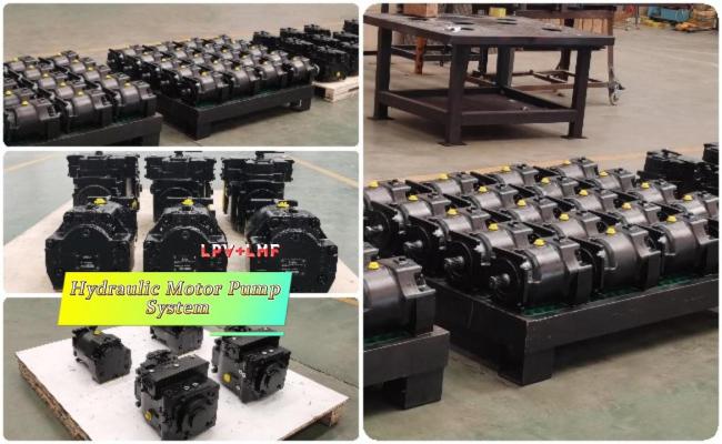 grape machinery hydraulic motor pump system