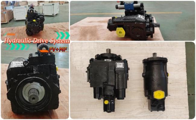 rice harvester hydraulic motor pump system