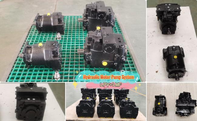 Hydraulic motor for harvester