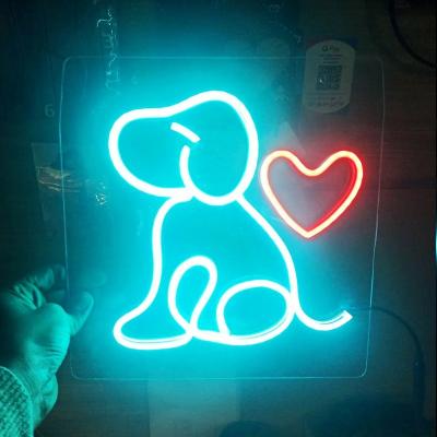 Cina 50000 ore di durata personalizzare il logo del negozio con il nostro segnale di luce al neon LED esterno in vendita