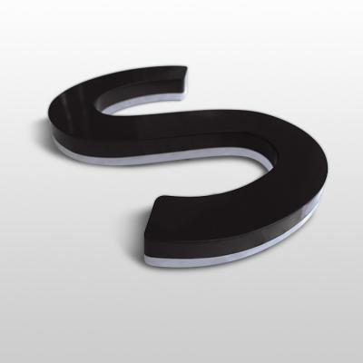 Cina Home 3D LED Letter Sign Board con canale di illuminazione inversa e disegno di materiale acrilico in vendita