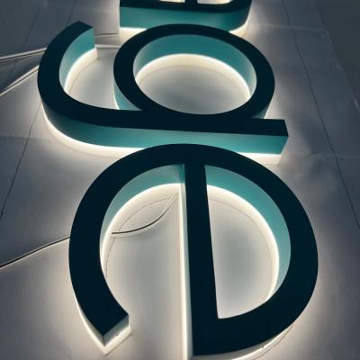 中国 カスタマイズされたサイズ LED メタルチャンネル文字 背景照明 広告用のカスタマイズされた屋外広告 販売のため