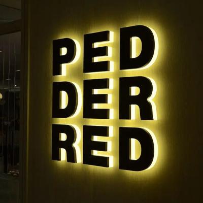 中国 室内照明シグナル 室外 オーダーメイト メタル ビジネス 広告 シグナル 3D LED 販売のため