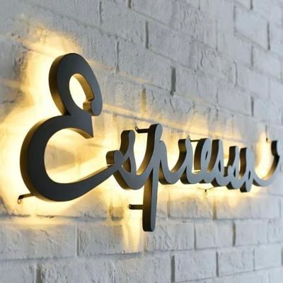 中国 12V LED ストライプ オーダーメイド メタル ビジネス 広告 サイネージ オフィス ウォールレター ロゴ 販売のため
