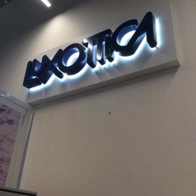 Cina Segnaletica retroilluminata Logo Lettere a LED con luce bianca calda e morbida in vendita