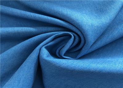 Cina Buona stabilità del colore della saia del tessuto all'aperto resistente blu di dissolvenza respirabile per il cappotto di inverno in vendita