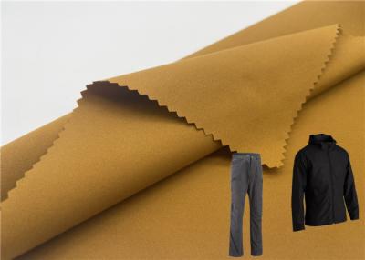 Cina I pantaloni del rivestimento impermeabilizzano il panno all'aperto respirabile del tessuto dall'idrorepellente PFC elastico dell'iarda libero in vendita
