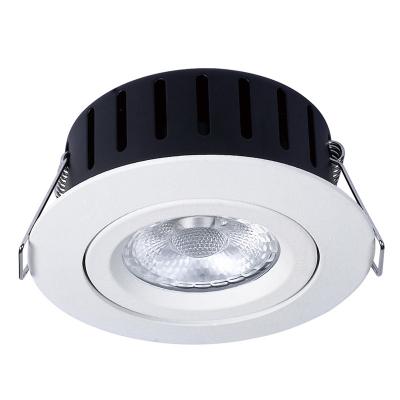 Cina L'inclinazione rotonda ultra esile il LED Downlight della PANNOCCHIA ha spazzolato Downlights di alluminio in vendita