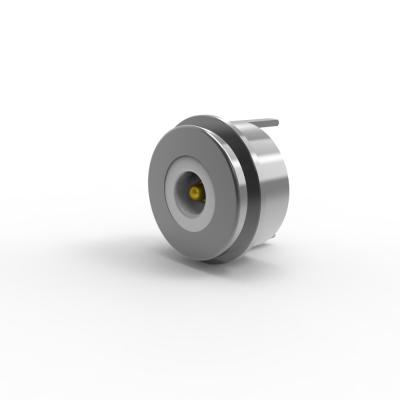 China 5A Magnetic Pogo Pin Connector 8.0mm Spring Connectors Round for sale