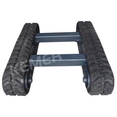 Cina KRT1500 8Tons Rubber Crawler Tracked Chassis Undercarriage per officine di riparazione di macchine in vendita