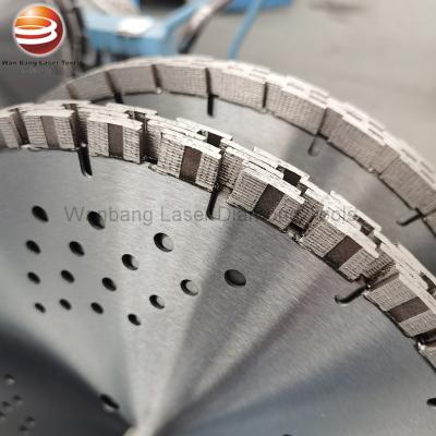 Cina Granito a 14 pollici di segmenti del arix del diamante e disco tagliente concreto in vendita