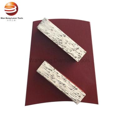 Cina Segmento Diamond Concrete Grinding Shoes del trapezio due in vendita