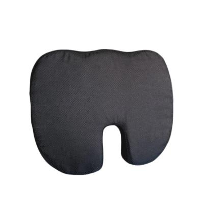 Chine Cushion de siège de confort orthopédique en mousse de mémoire grise Coccyx avec couvercle 100% polyester à vendre