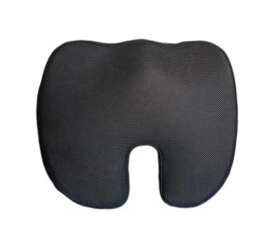 Chine Cushion de siège de confort orthopédique en mousse de mémoire grise Coccyx avec couvercle 100% polyester à vendre