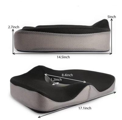 Chine Améliorez votre confort de siège soulagement de la douleur mousse de mémoire coccyx coussin pour voiture ou chaise à vendre