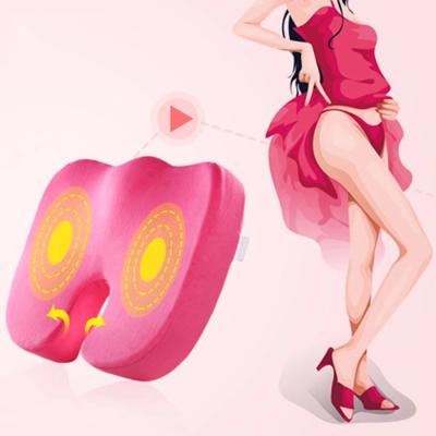 Κίνα Στυλ Jacquard Coccyx Ορθοπεδική άνεση Ιατρικό καθιστικό μαξιλάρι Κόκκινο προς πώληση