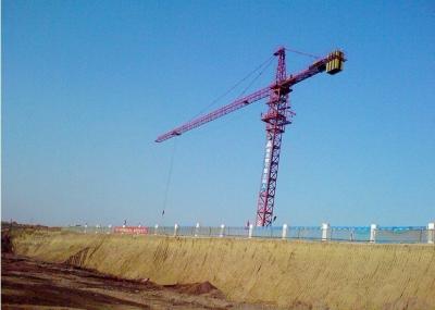 Cina altezza di 52m sotto la gru a torre allegata fissa del gancio 7034 che orza gru con l'asta di 52.5m in vendita