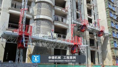 Cina Piattaforma rampicante STC100 del doppio albero con velocità di sollevamento 6,4 m/min in vendita