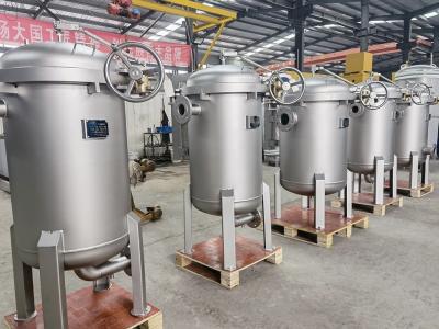 China 304 316 Edelstahl Schnellöffnungs-Beutelfiltergehäuse für Bergbau Wasseraufbereitung Petrochemische Anlage Kaltwasserkreislauf zu verkaufen