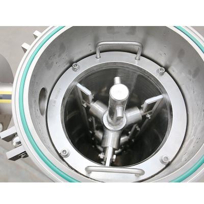 China Machine voor het filteren van vaste vloeibare onzuiverheden van mangofruitsap met automatische interne schraper en zelfreinigende filterbehuizing Te koop