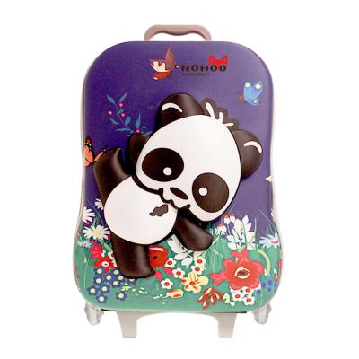 Cina le valigie dei bambini del panda del fumetto 3D sulle ruote ROHS approvano NHL001 in vendita
