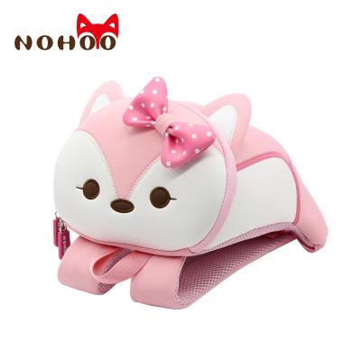 China New preschool toddler backpack anti-lost backpack cartoon pink fox for sale