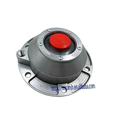 6.0" Width Aluminum Grease Hubcap for Steer Axle WGCVS TEXCAN STEMCO Truck