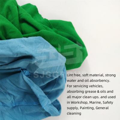 중국 100 Cotton Importadores de trapos de limpieza, camisetas industriales de cotton reciclado trapos Trapos Cocina Colored R 판매용