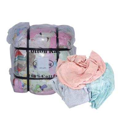 중국 High Cotton Light Color Used T-shirt Rags Recycled Cotton Rags Strong Absorption Industrial Cleaning Cloth Rags Cleaning 판매용
