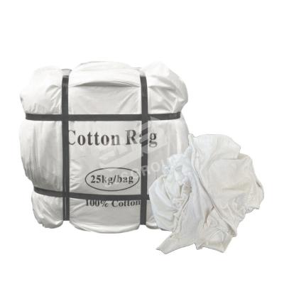 Κίνα Factory full cotton cutting used clothes cutting T-shirt rags color white scrap textile cleaning cloth wiping rags προς πώληση